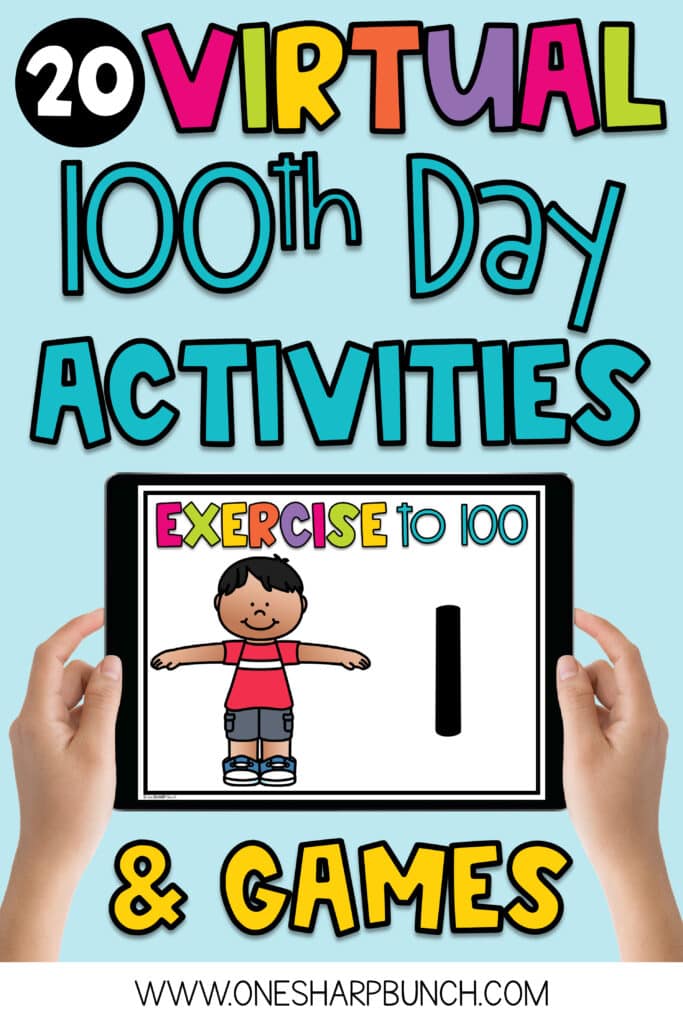 Virtual 100th Day of School Activities - One Sharp Bunch