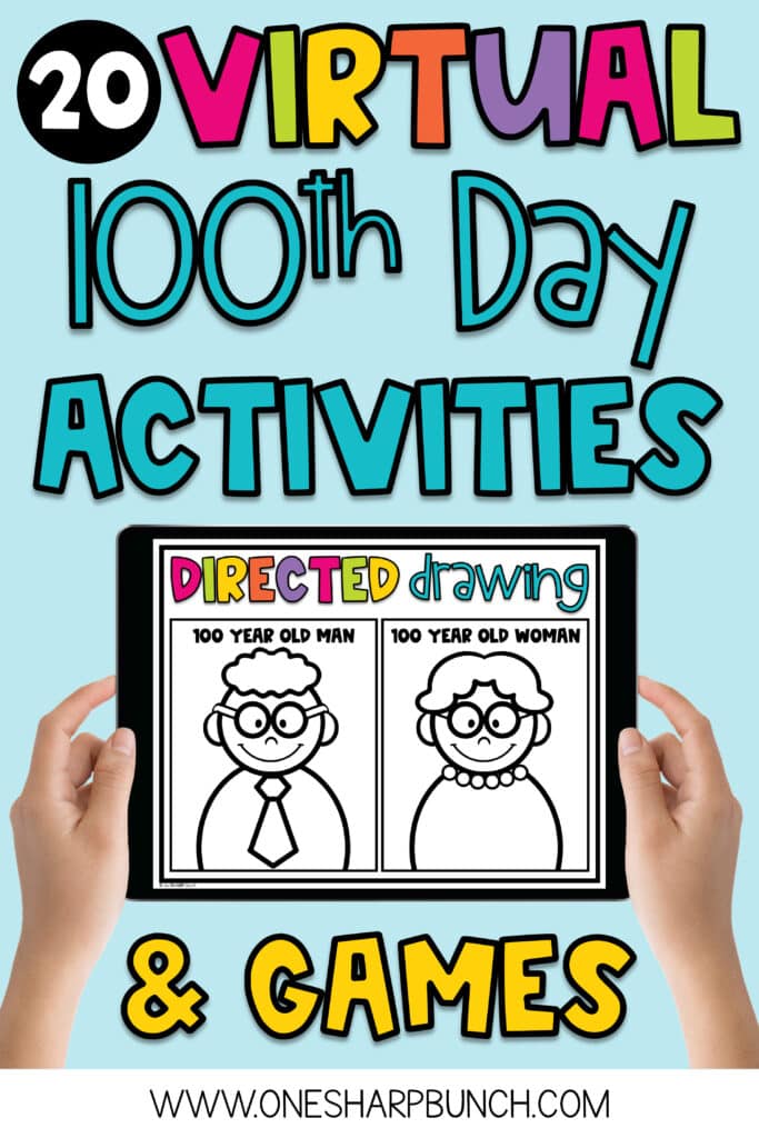 Virtual 100th Day of School Activities - One Sharp Bunch