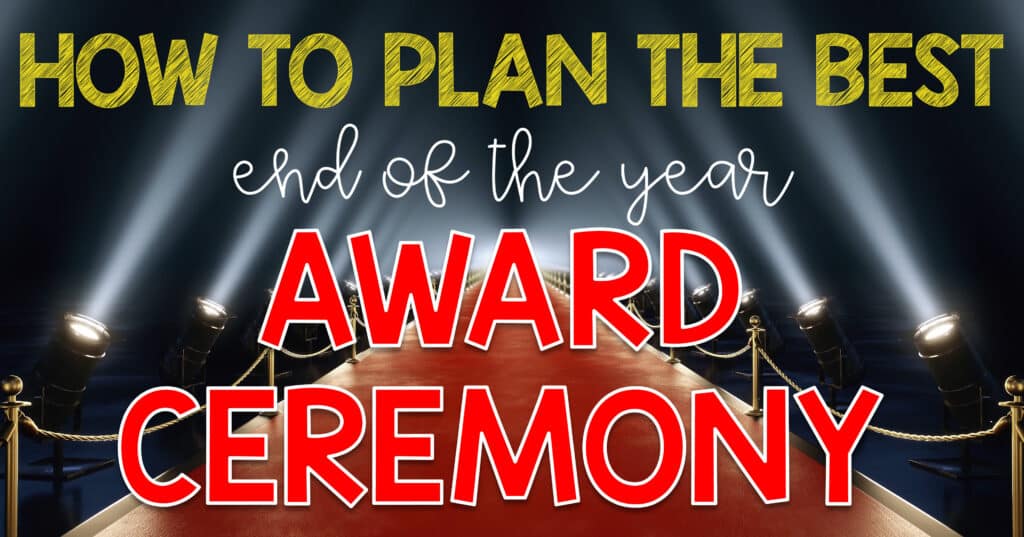 End of the Year Awards for Students Made Easy - One Sharp Bunch
