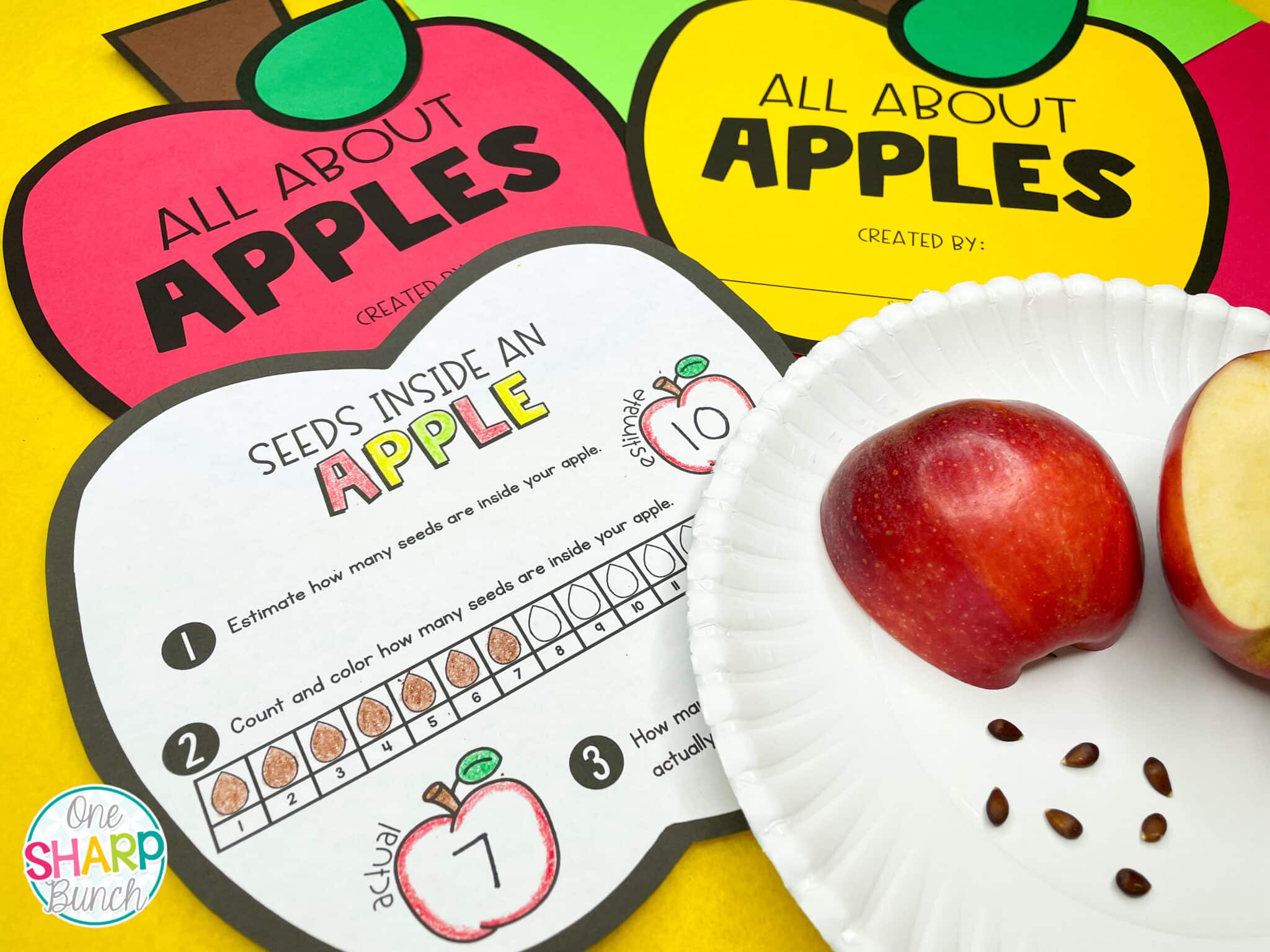 20 Apple Investigation Activities for Kids - One Sharp Bunch