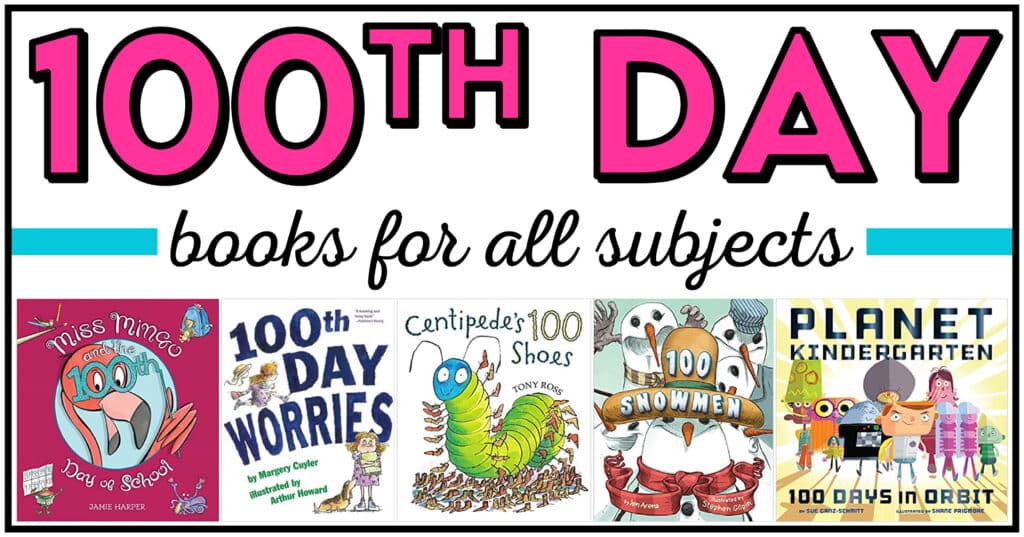 100th Day of School Books for All Subjects - One Sharp Bunch