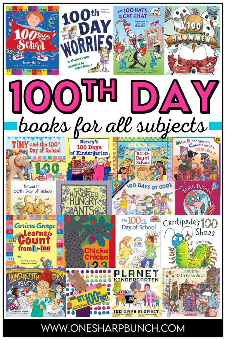 25 Picture Books for the 100th Day of School - One Sharp Bunch