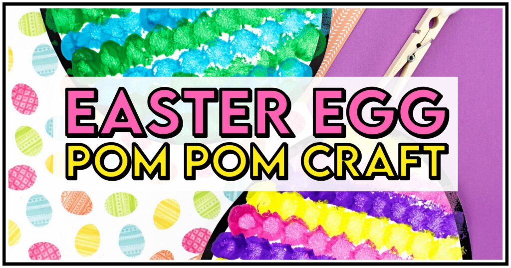 Easter Egg Craft for Practicing Patterns and Fine Motor Skills - One ...