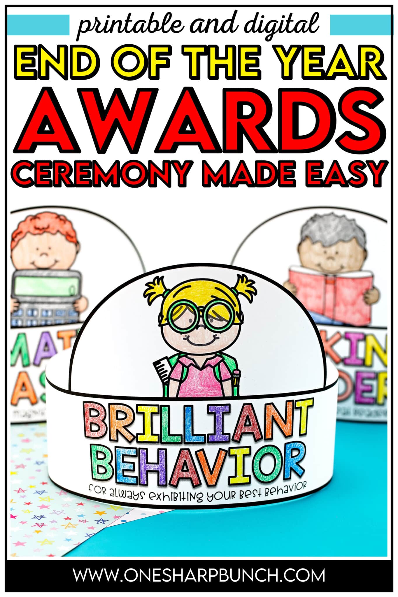 End of the Year Awards for Students Made Easy - One Sharp Bunch