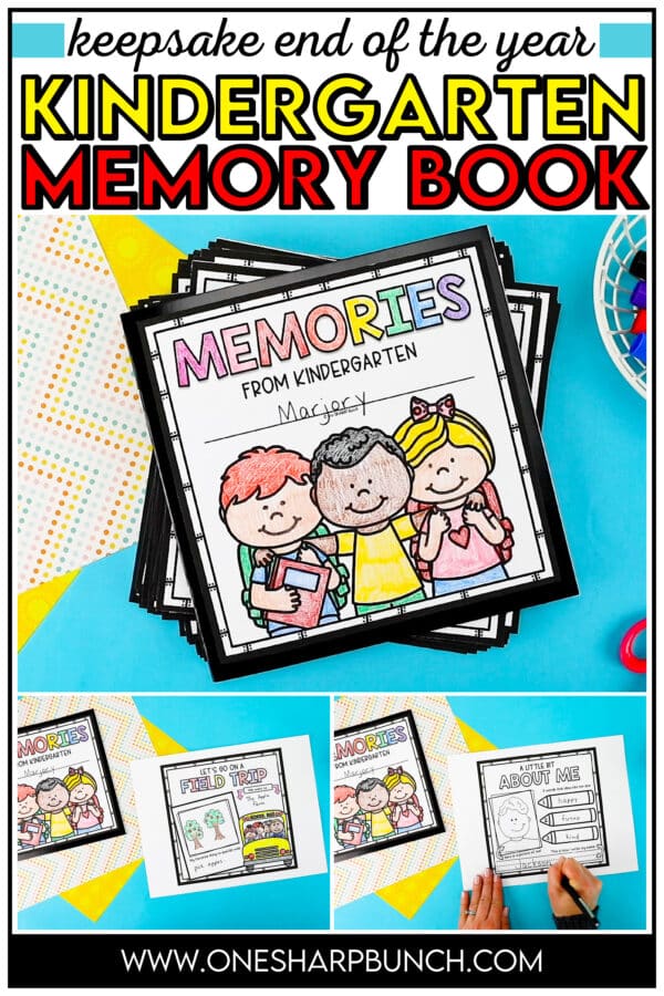End of the Year Memory Book Activities - One Sharp Bunch