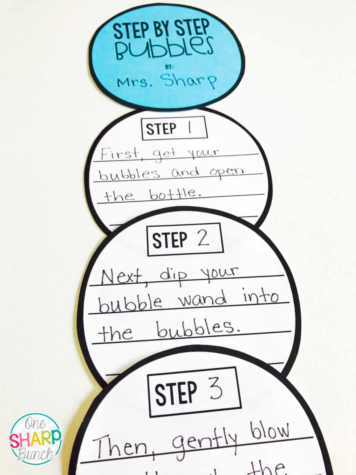 Bubble Day Activities for the End of the Year - One Sharp Bunch
