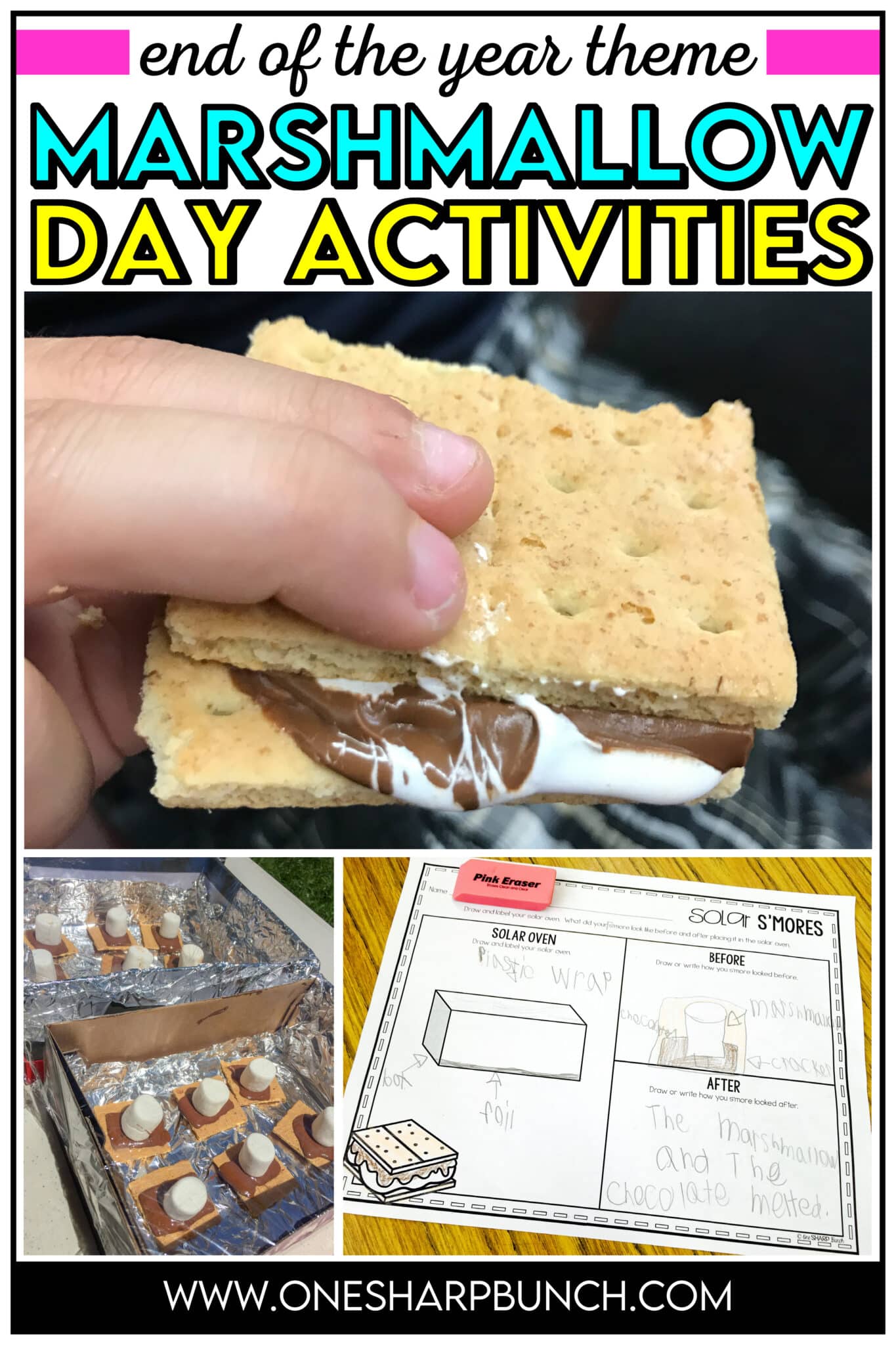 Marshmallow Day Activities for the End of the Year - The Sharp Kinder Club