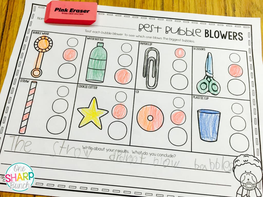 Bubble Day Activities for the End of the Year - One Sharp Bunch