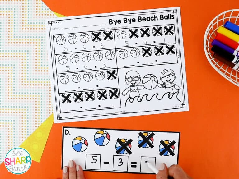 Beach Day Activities for the End of the Year - One Sharp Bunch