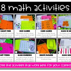 Glow Day Activities and Glow Day Games for the End of the Year ...