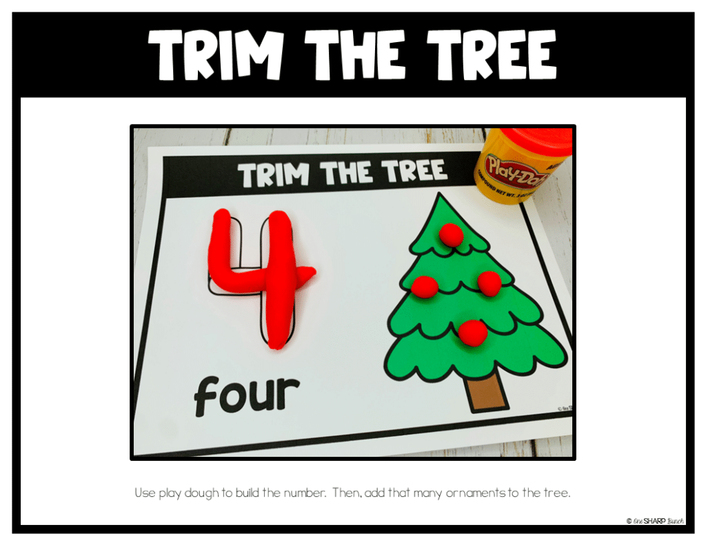 Fine Motor Activities for December Morning Work - One Sharp Bunch