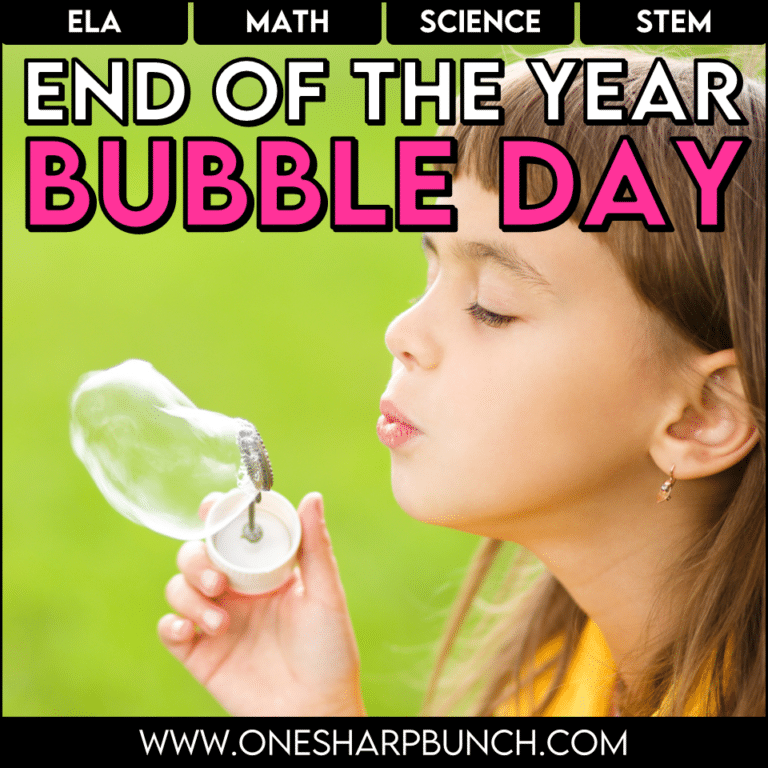 Bubble Day Activities for the End of the Year - The Sharp Kinder Club