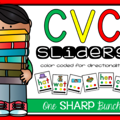 Decodable CVC Sliders for Segmenting & Blending Sounds | Fluency ...