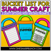 The Best Summer Bucket List Craft for Kids - One Sharp Bunch