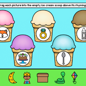 Digital Ice Cream Day Activities for the End of the Year - One Sharp Bunch