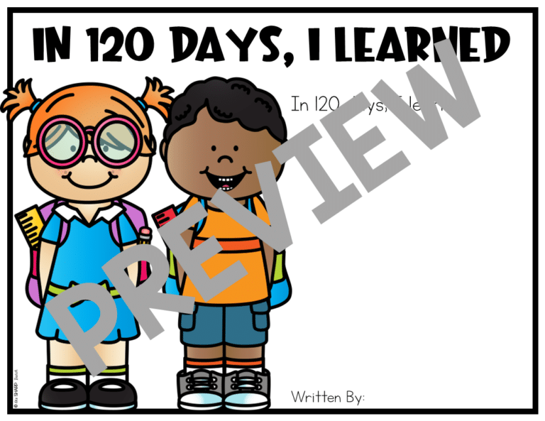 Digital 120th Day of School Activities - One Sharp Bunch