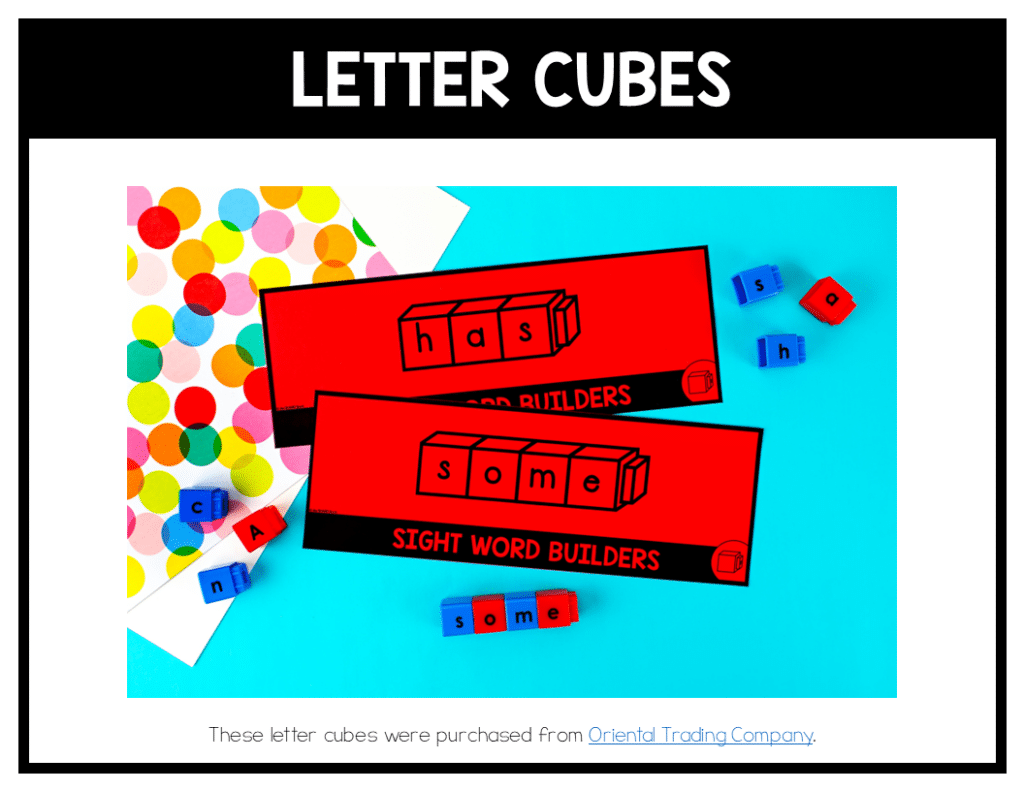 Fine Motor Sight Word Activities for Sight Word Practice - One Sharp Bunch