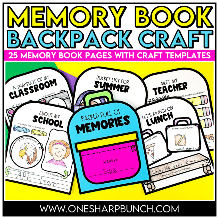 5 Memorable End of the Year Crafts for Little Learners - One Sharp Bunch