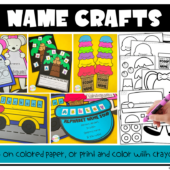 35 Name Activities and Name Crafts | Editable Name Tracing Name ...