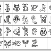 Alphabet Animal Directed Drawing Activities for Beginning Sounds and ...