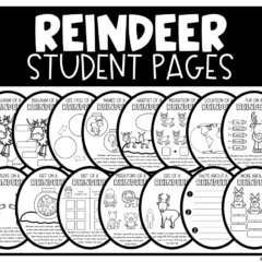 All About Reindeer Activities & Reindeer Craft - One Sharp Bunch