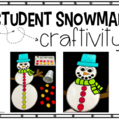 Snowman Craft and Snowman Activities for Winter - One Sharp Bunch