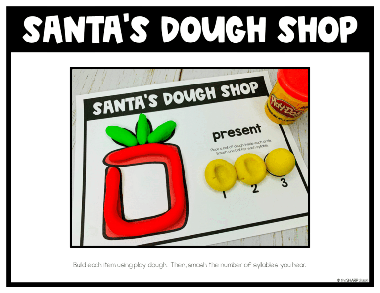 Fine Motor Activities for December Morning Work - One Sharp Bunch