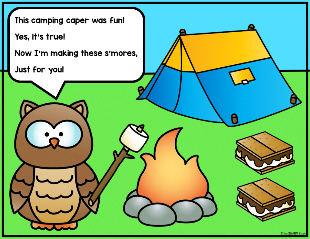 Digital Camping Day Activities for the End of the Year - One Sharp Bunch
