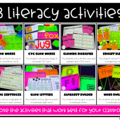 Glow Day Activities and Glow Day Games for the End of the Year ...