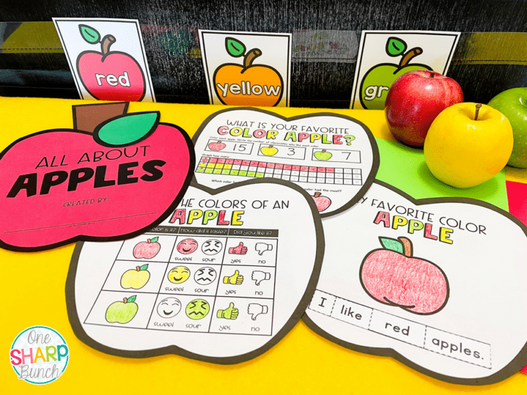 Apple Activities, All About Apples Craft, & Apple Investigation - One ...