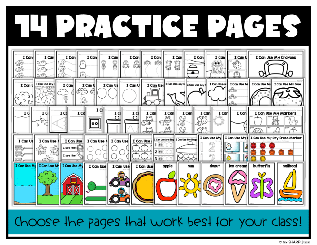 How to Use School Supplies Craft | First Week of Back to School ...