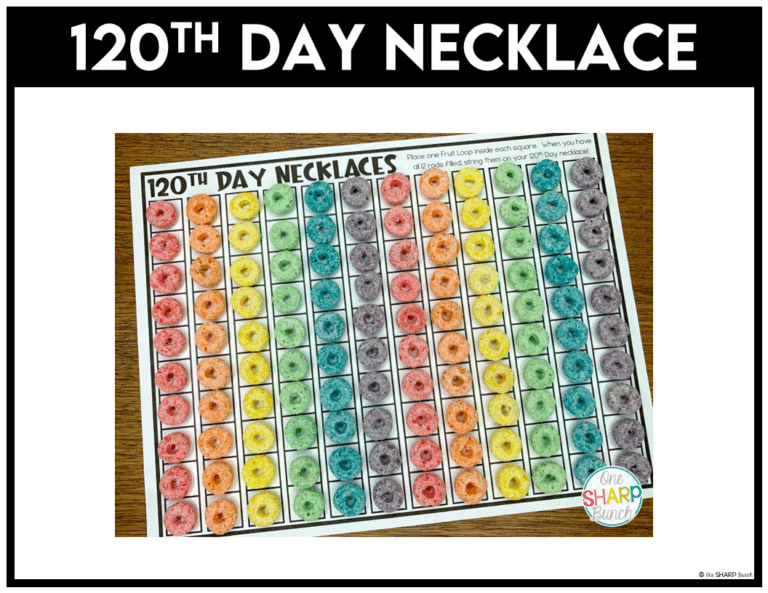 22 No Prep 120th Day of School Activities & Crafts - One Sharp Bunch