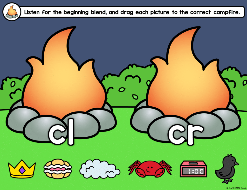 Digital Camping Day Activities for the End of the Year - One Sharp Bunch