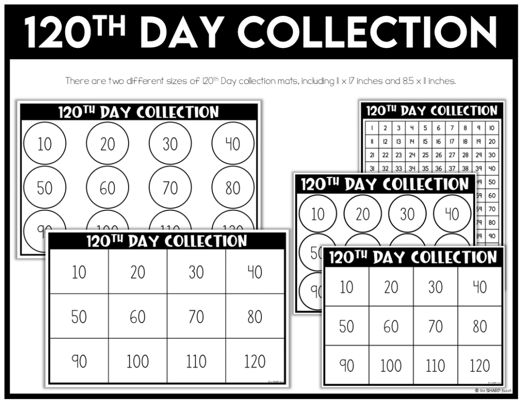 22 No Prep 120th Day of School Activities & Crafts - One Sharp Bunch