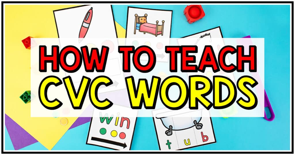 Multisensory CVC Word Activities for Preschool and Kindergarten - One ...