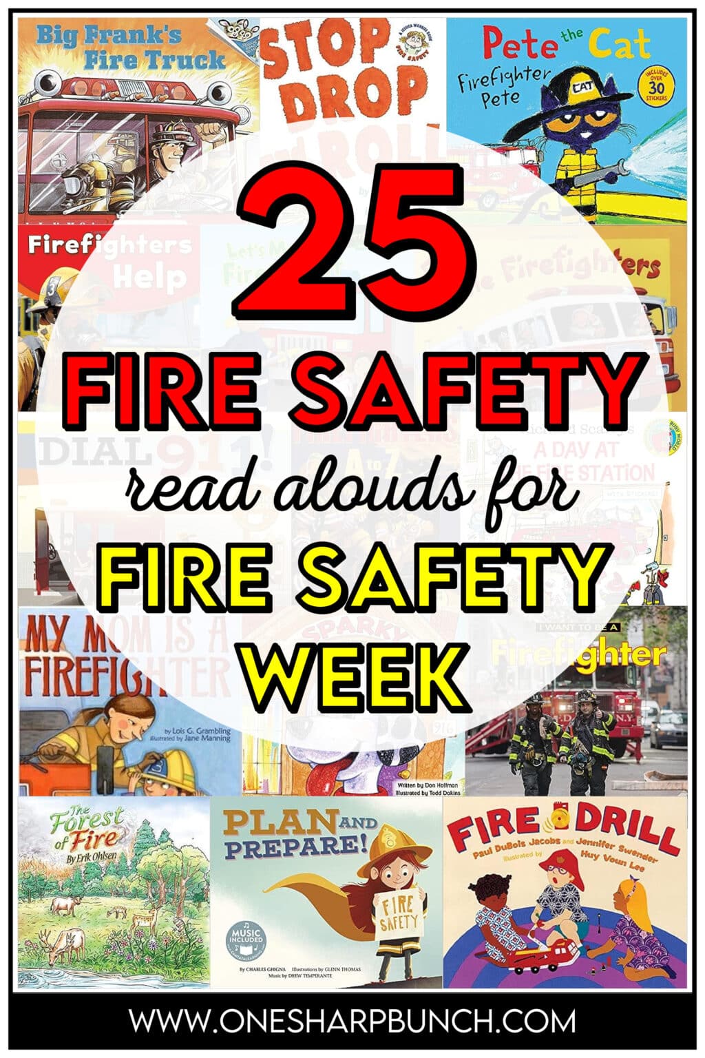Fire Safety Books for Fire Safety Week - One Sharp Bunch