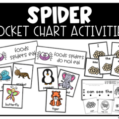 Interactive Spider Craft and Spider Activities for Halloween - One ...