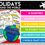 Christmas Around the World Craft & Holidays Around the World Slides ...