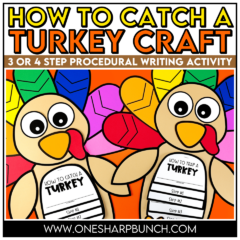 Stuff the Turkey Math Games for Centers - One Sharp Bunch