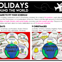 Christmas Around the World Craft & Holidays Around the World Slides ...