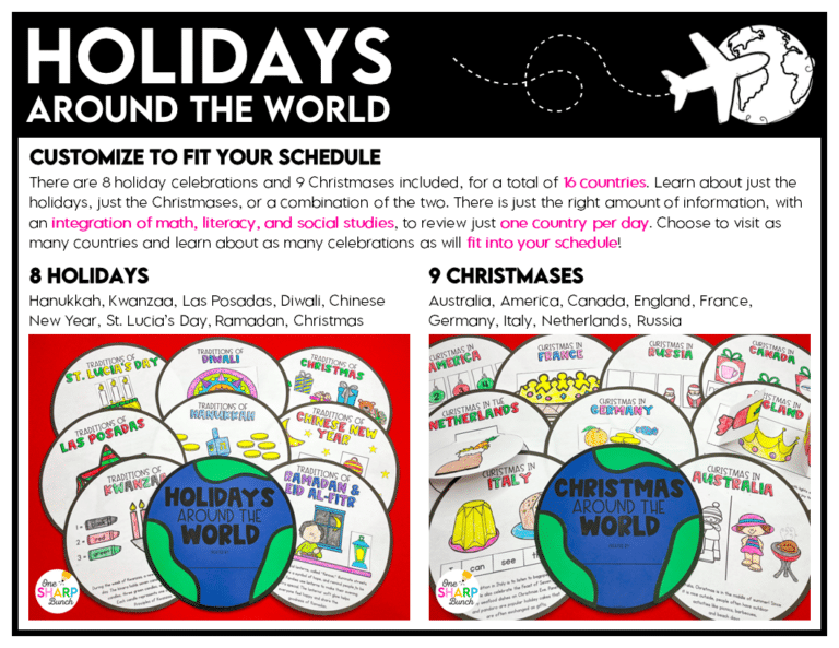 Christmas Around the World Craft & Holidays Around the World Slides ...