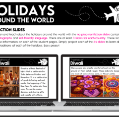 Christmas Around the World Craft & Holidays Around the World Slides ...
