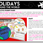 Christmas Around the World Craft & Holidays Around the World Slides ...