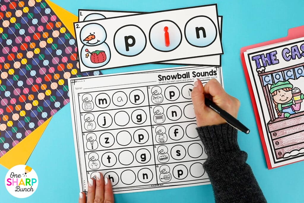 Hot Chocolate Party Winter Centers for Kindergarten - One Sharp Bunch