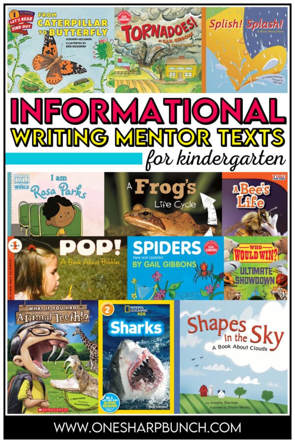 20 of the Best Informational Writing Mentor Texts for Kindergarten ...
