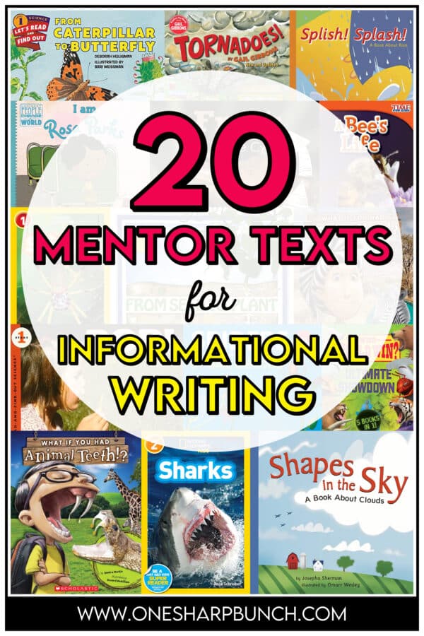 20 of the Best Informational Writing Mentor Texts for Kindergarten ...