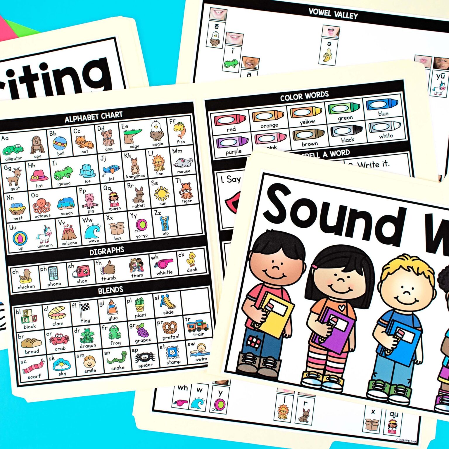 Landing Opt In - Sound Wall and Writing Folders - One Sharp Bunch