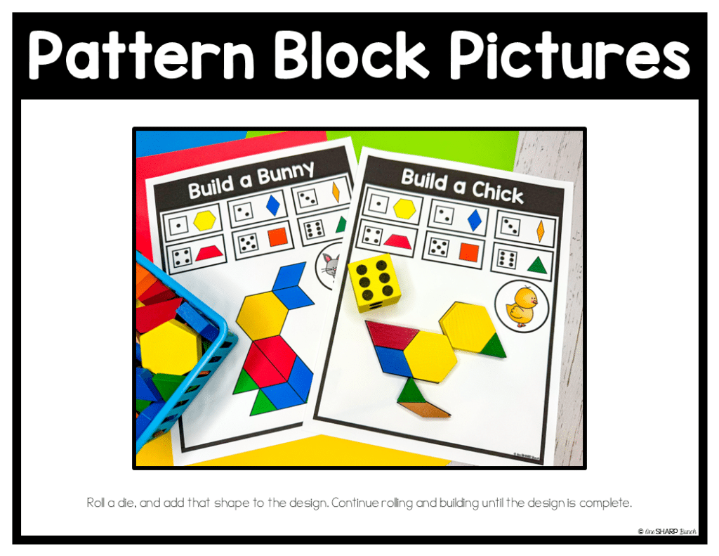 Spring Fine Motor Activities - April Morning Work Tubs - One Sharp Bunch