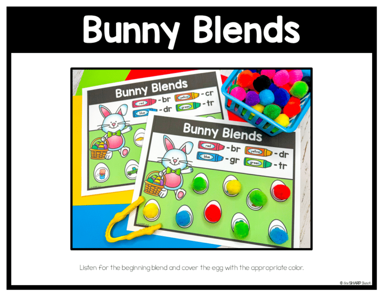 Spring Fine Motor Activities - April Morning Work Tubs - One Sharp Bunch