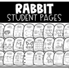 All About Rabbit Activities - Easter Bunny Craft - One Sharp Bunch